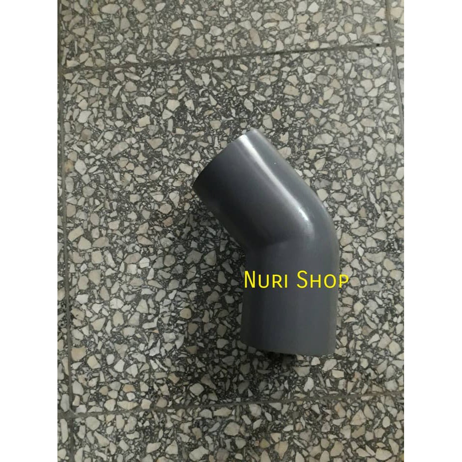 Jual Keni/ Knee/ Elbow 45 derajat PVC RUCIKA 2" inch AW | Shopee Indonesia