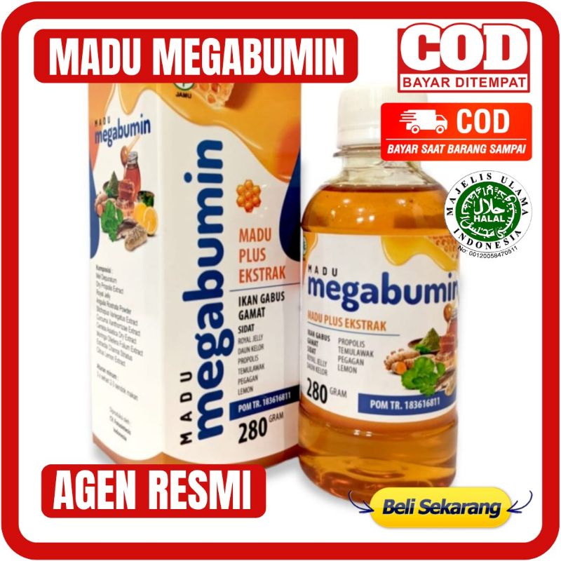 Jual MADU MEGABUMIN - MEGABUMIN PLUS IKAN SIDAT GAMAT PROPOLIS ROYAL ...