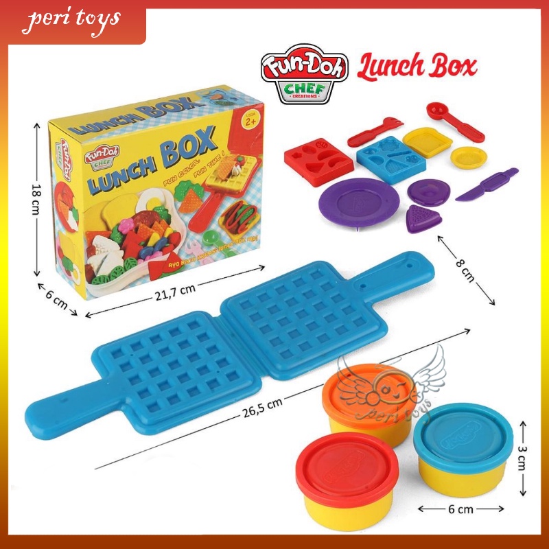 Jual Fun Doh Mainan lilin / Fun doh big combo/ fun doh refill | Shopee ...