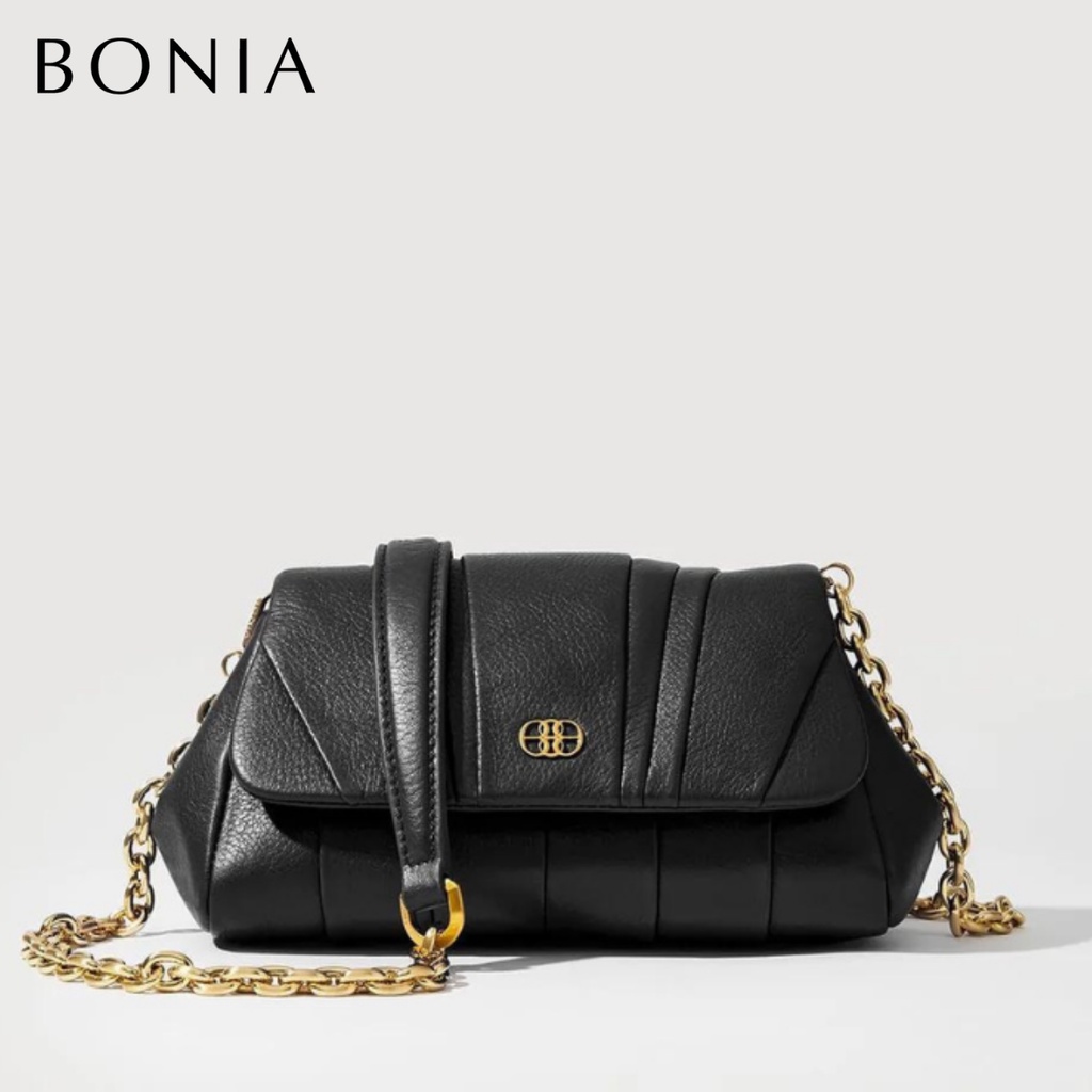 Jual Bonia - Croissant Crossbody Bag Small Nero | Shopee Indonesia