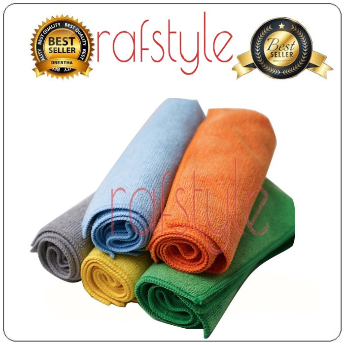 Jual kain-lap- kain lap microfiber serbaguna 3 ukuran bisa untuk poles ...