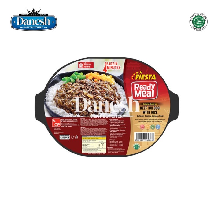 Jual Fiesta Ready Meal Beef Bulgogi With Rice Frozen Food | Shopee ...
