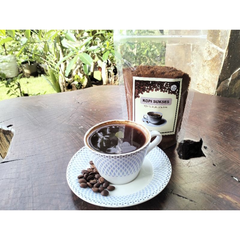 Jual KOPI BUBUK 100% ROBUSTA ASLI DARI LERENG GUNUNG ARJUNA 200gr | Shopee Indonesia