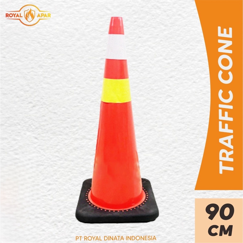 Jual Safety Traffic Cone 90 cm / Kerucut Lalu Lintas Tonata 4.3 Kg ...