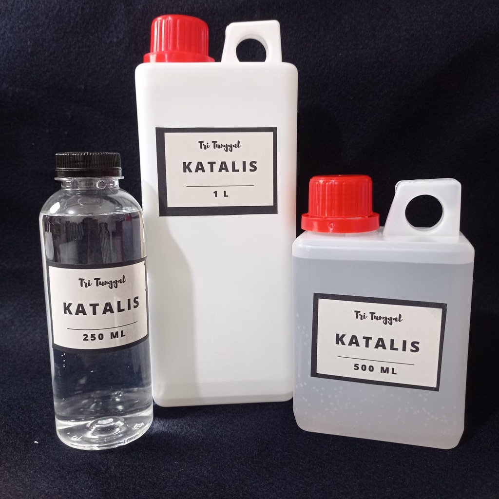 Jual Jual Katalis Resin 1 L Bening Liquid Pengeras Cairan Cair Beku ...