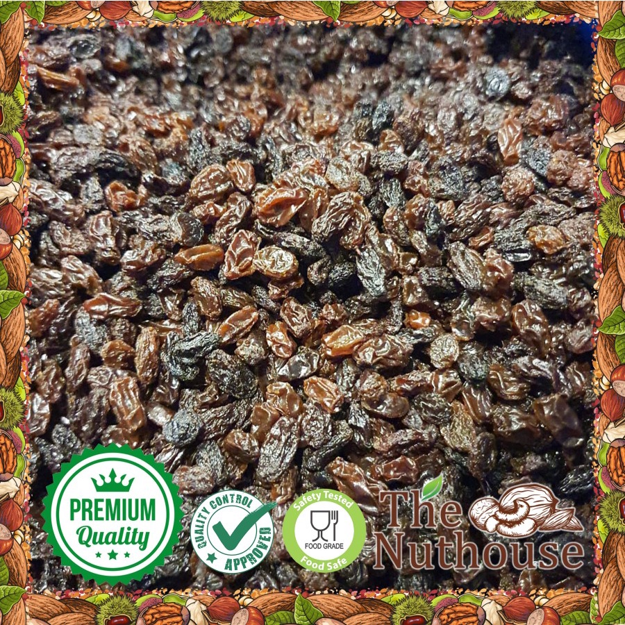 Jual 500gr Dark Raisins / Kismis Hitam / Black Brown Raisins [US ...
