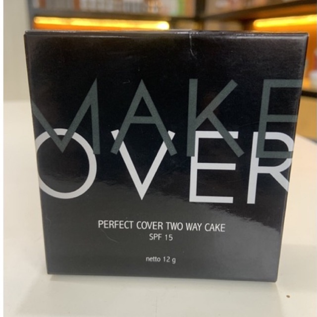Jual PERFECT COVER TWO WAY CAKE SPF 15 MAKE OVER | Shopee Indonesia