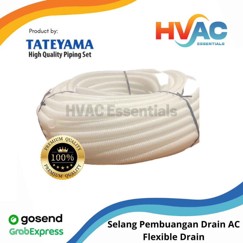 Jual Selang Pembuangan Drain AC Flexible Drain TATEYAMA per Meter ...