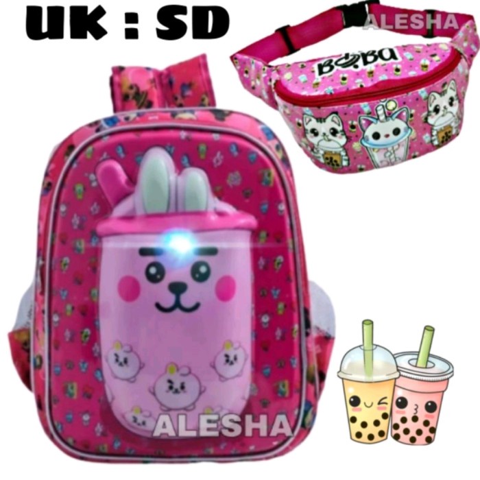 Jual tas anak anak boba anak sd tk paud perempuan P8A8 ransel sekolah EXSLUSIVE tas ransel anak ...