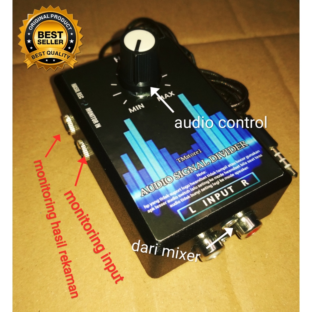 Jual alat perekam audio dari mixer ke hp android jernih tanpa noise ...