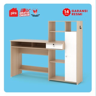 Jual Pira Metropolis - Baku DK140 Meja Belajar / Meja Kerja dengan Rak ...