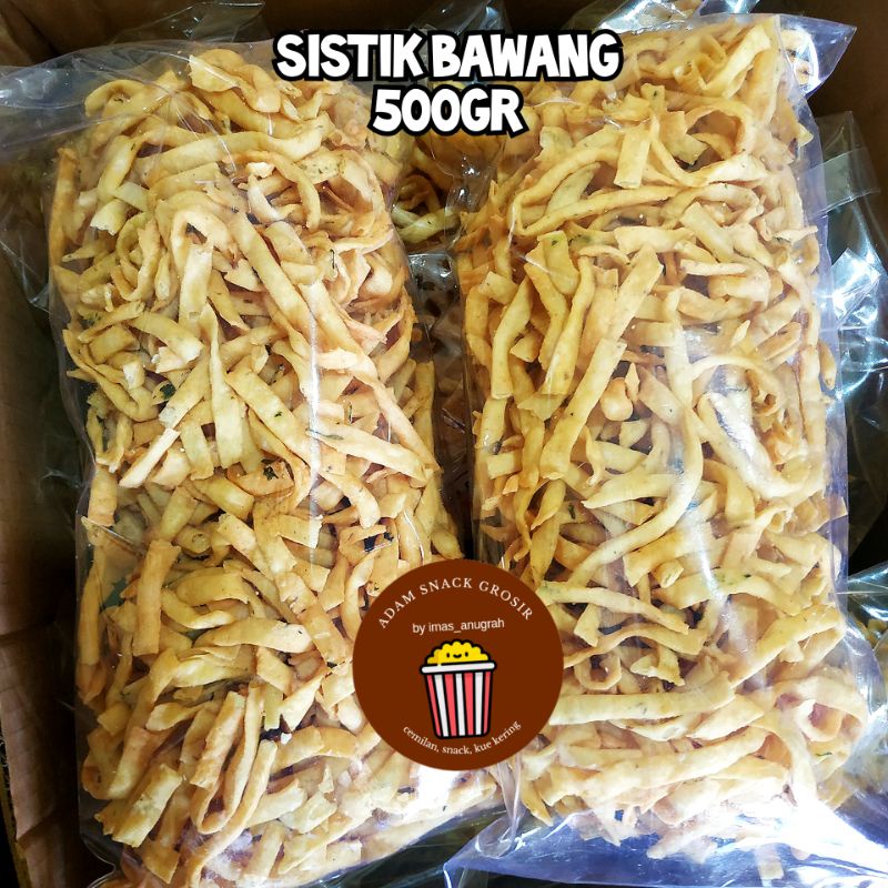 Jual SISTIK BAWANG 1KG / KUE BAWANG/ STIK BAWANG/KRIPIK BAWANG/ PANGSIT ...