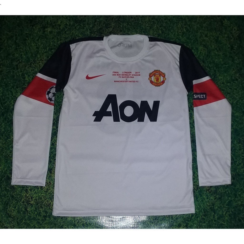 Jual Jersey Printing MU Final UCL 2011 Lengan Panjang custom nama ...