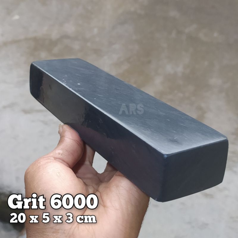 Jual Batu asahan pisau golok grit 6000 halus dimensi 20x5x3cm | Shopee ...