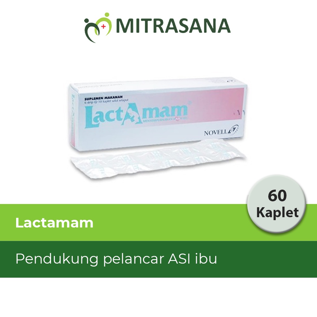 Jual Lactamam Asi Booster - Pendukung Pelancar ASI Ibu Bentuk Tablet ...