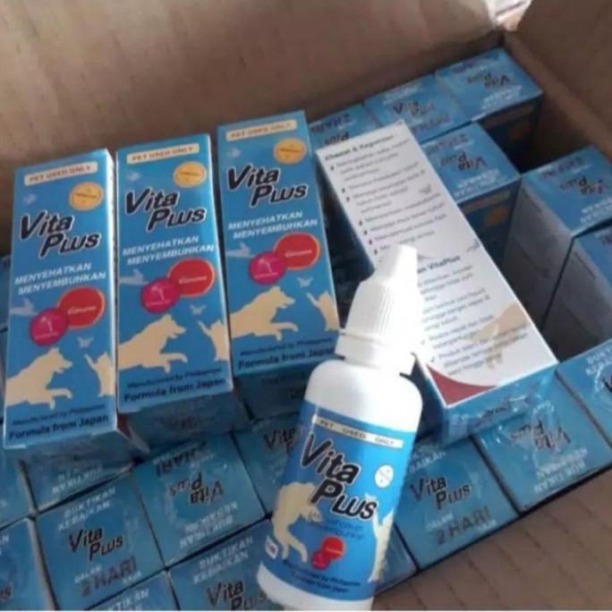 Jual Vitaplus Vita Plus kucing anjing binatang / Vitamin binatang | Shopee Indonesia