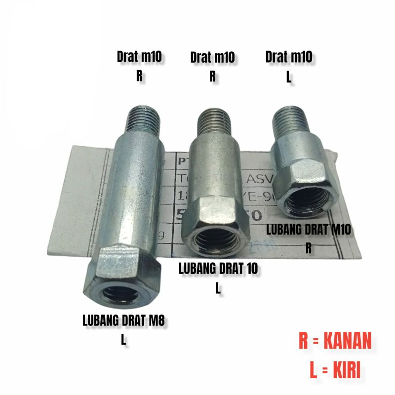 Jual BAUT SAMBUNGAN SEPION SPION DRAT KANAN DRAT KIRI BAUT 12 BAUT 14 ...