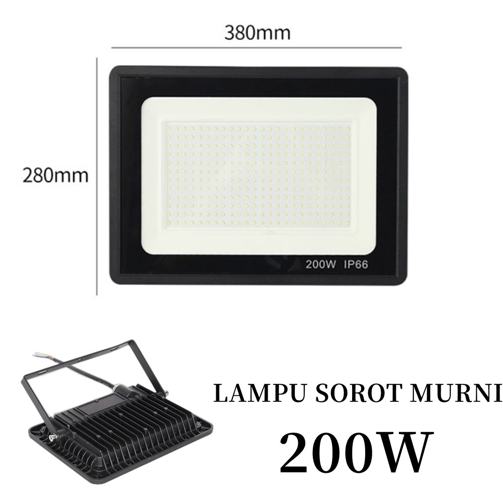 Jual Lampu Sorot 200w Taman Outdoor Lampu Jalan Tembak 200 watt Led Floodlgiht | Shopee Indonesia