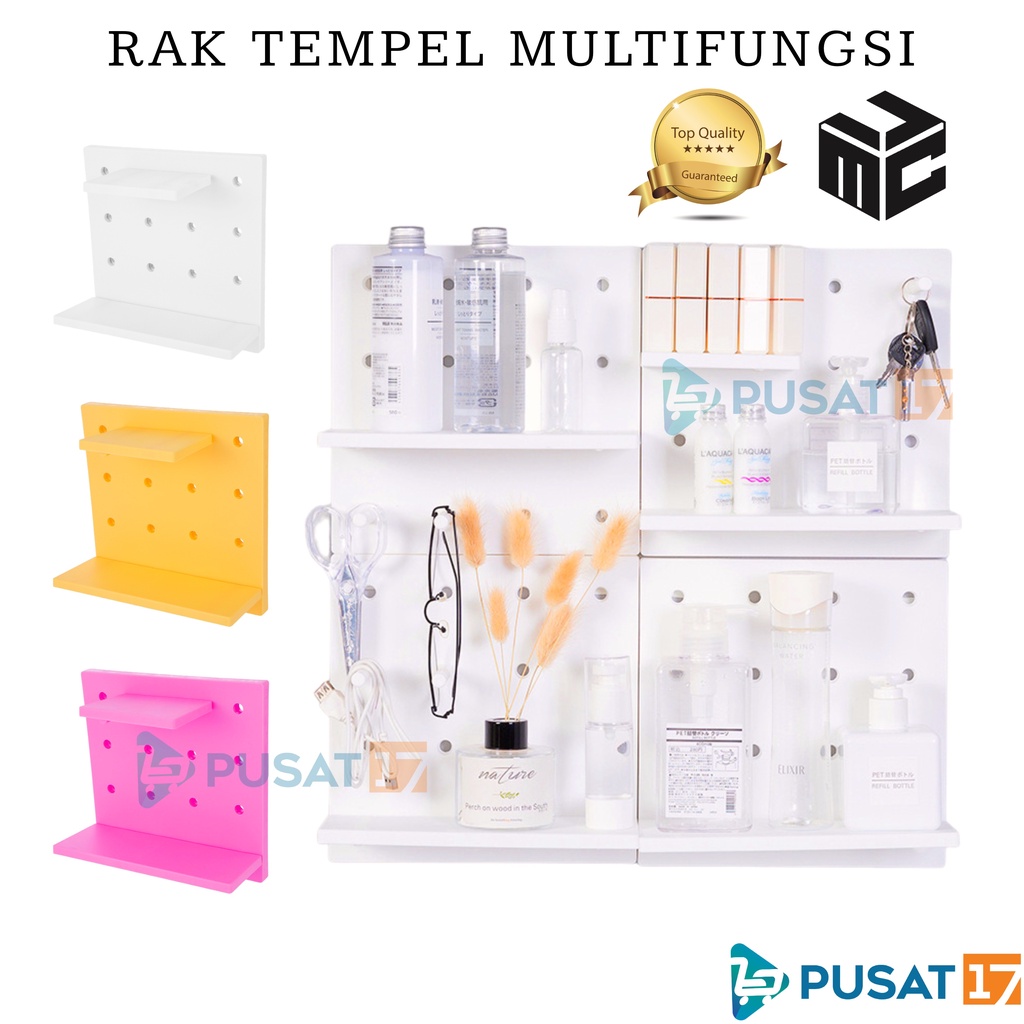 Jual PUSAT17 PEGBOARD RAK TEMPEL DINDING MULTIFUNGSI / PEG BOARD RAK ...