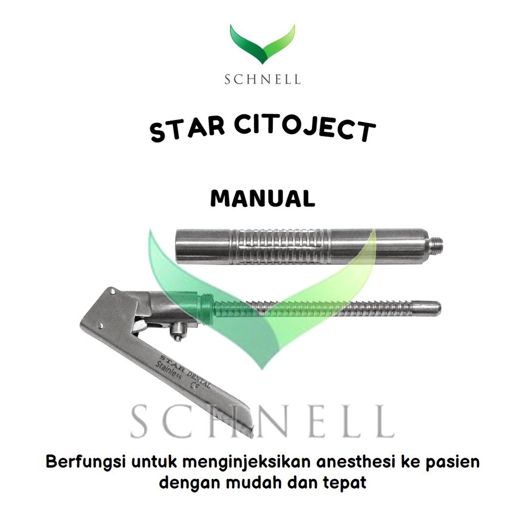 Jual Star Dental Syringe Citoject/Citoject Syringe - Dental Instrument ...