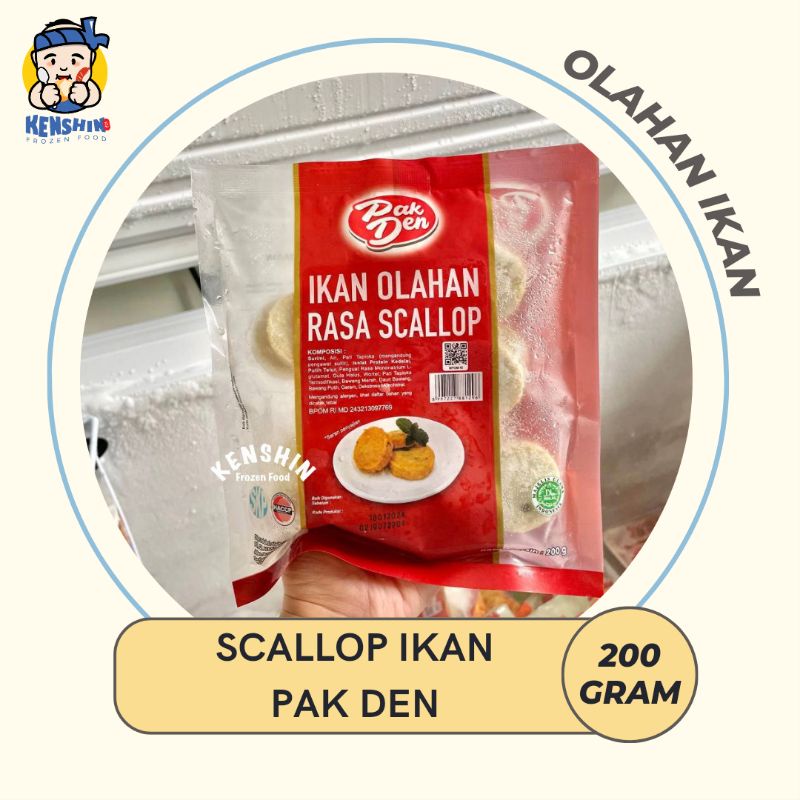 Jual SCALLOP IKAN PAK DEN / Kenshin Frozen Food | Shopee Indonesia