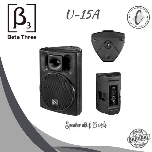 Jual Beta Three U15A Speaker Aktif Original 15 Inch Beta 3 | Shopee ...