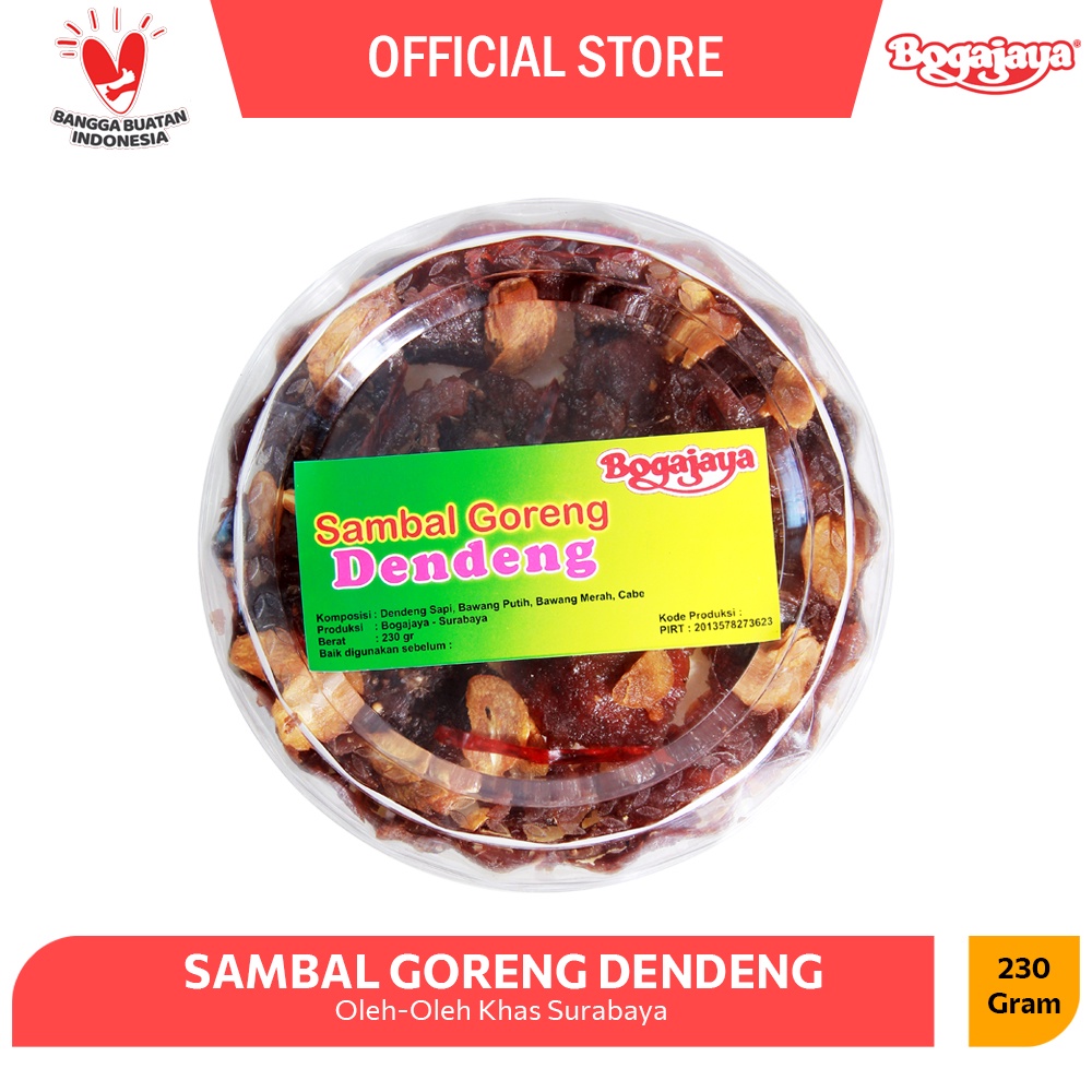 Jual BOGAJAYA Sambal GORENG DENDENG 230Gr Siap Makan Oleh Oleh Khas ...
