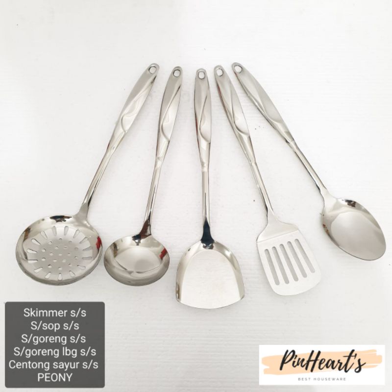 Jual SPATULA SUTIL SENDOK GORENG STAINLESS STEEL TEBAL / SKIMMER ...
