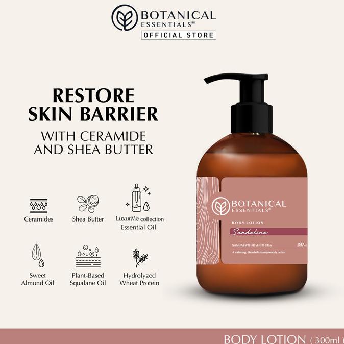 Jual Botanical Essentials - Body Lotion SANDALINA 300ml | Shopee Indonesia