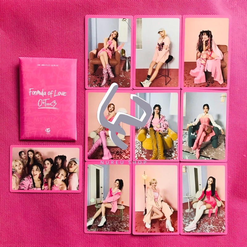 Jual TWICE - Formula of Love PO Benefit Photocard Set (Explosion ver) | Shopee Indonesia
