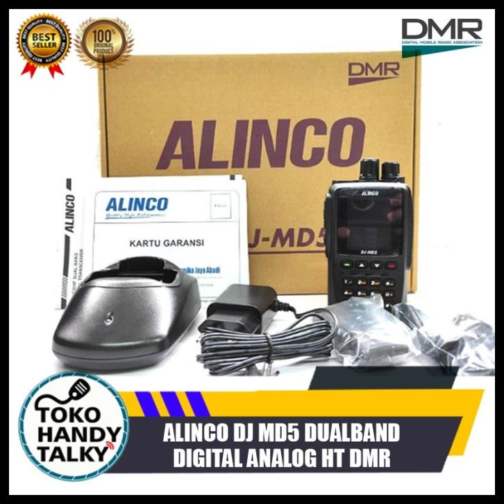 Jual Alinco Dj Md 5 Dj-Md5 Md5 Ht Dmr Dualband Vhf Uhf 400 Garansi Original | Shopee Indonesia
