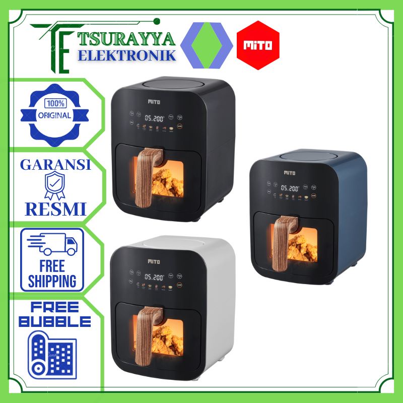 Jual Mito Air Fryer Crystal Series Air Diry Af8 Airfryer Digital Af
