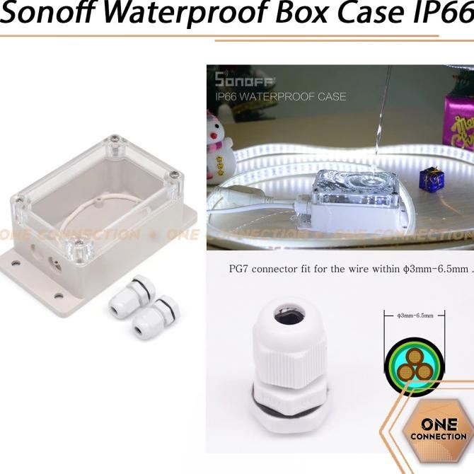 Jual Sonoff Waterproof Box Case IP66 Anti Air untuk Basic TH10 TH16 POW ...