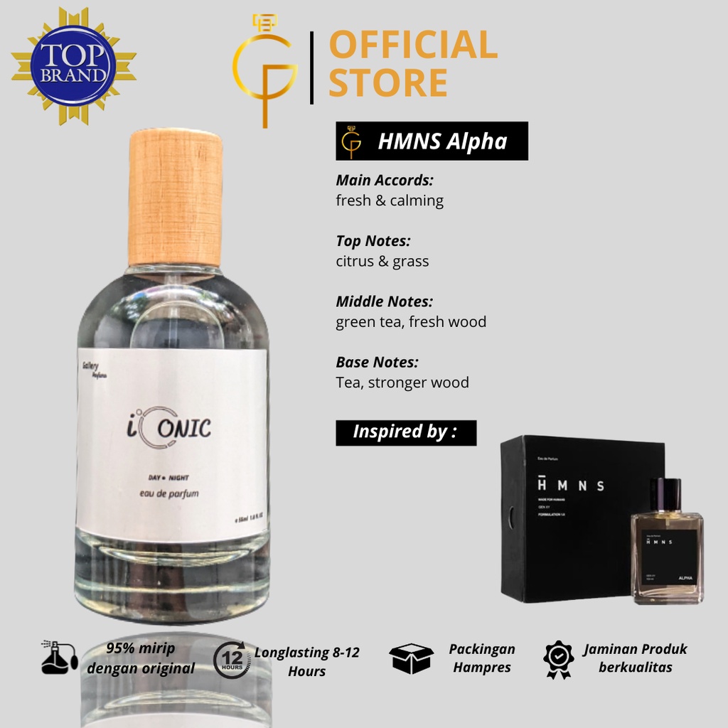Jual Parfum HM*S Alpha Dupe 35/55ml by ICONIC - Parfum Unisex | Shopee ...