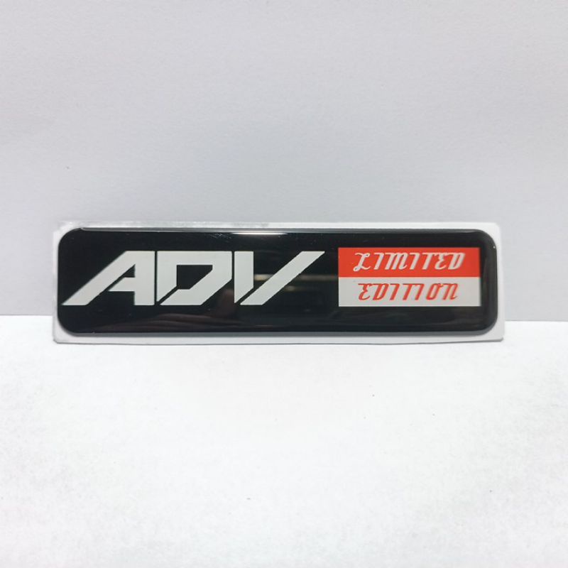 Jual ADV LIMITED EDITION Emblem sticker timbul resin lentur | Shopee ...
