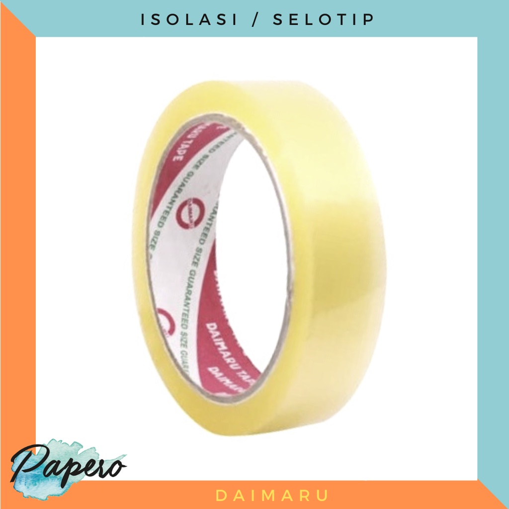 Jual Isolasi / Selotip Daimaru 1 inch / 24 mm x 72 yard | Shopee Indonesia