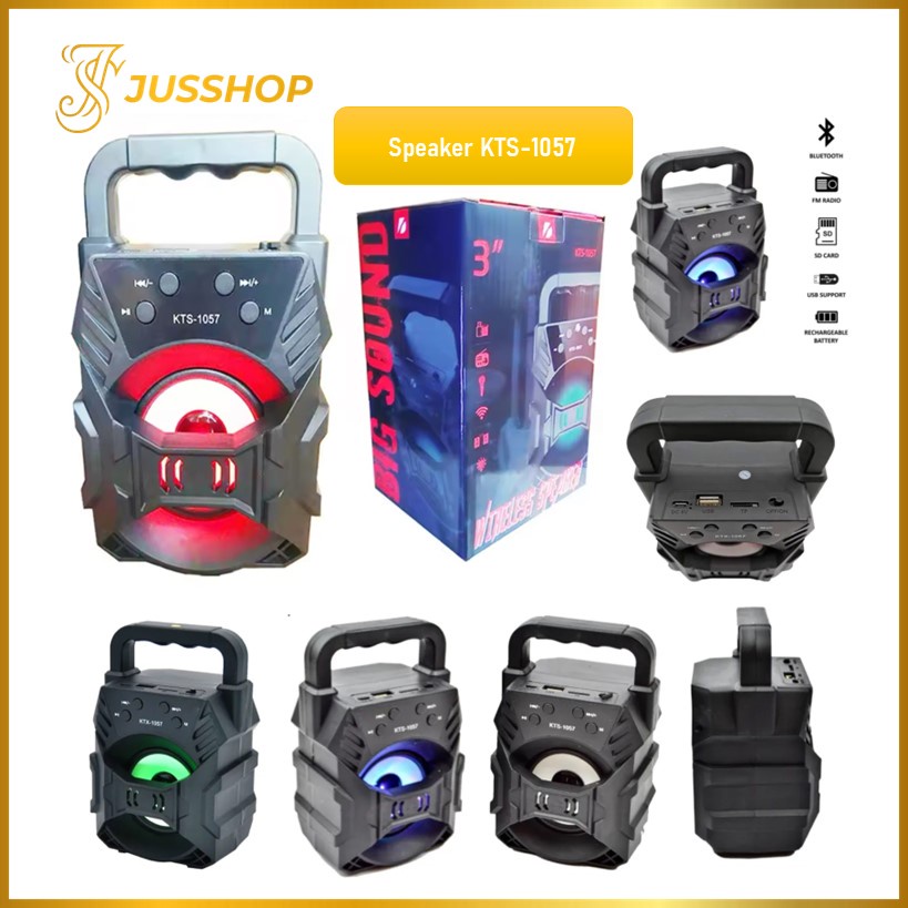 Jual Speaker Bluetooth Portable KTS-1057 Wireless Speaker Super Bass ...
