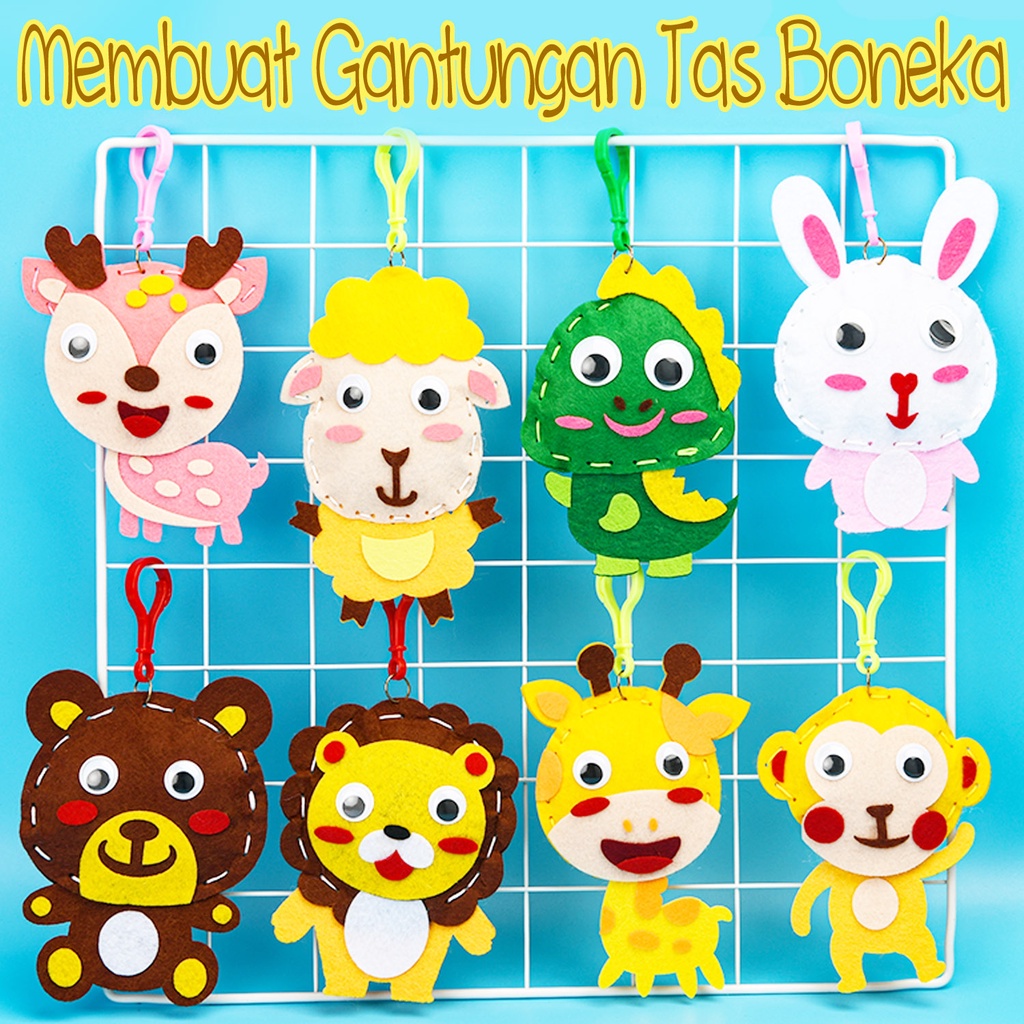Jual ED83 DIY MEMBUAT GANTUNGAN TAS BONEKA / DIY BAG CHARM PRAKARYA ...