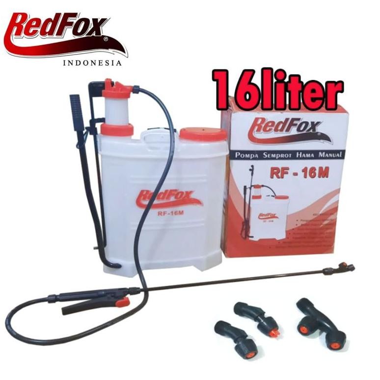 Jual Sprayer 16 Liter Redfox Pompa Semprot Hama Manual Kapasitas Tanki ...