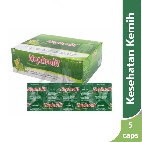 Jual Nephrolit / 5 kapsul - herbal obat batu ginjal membantu buang air ...