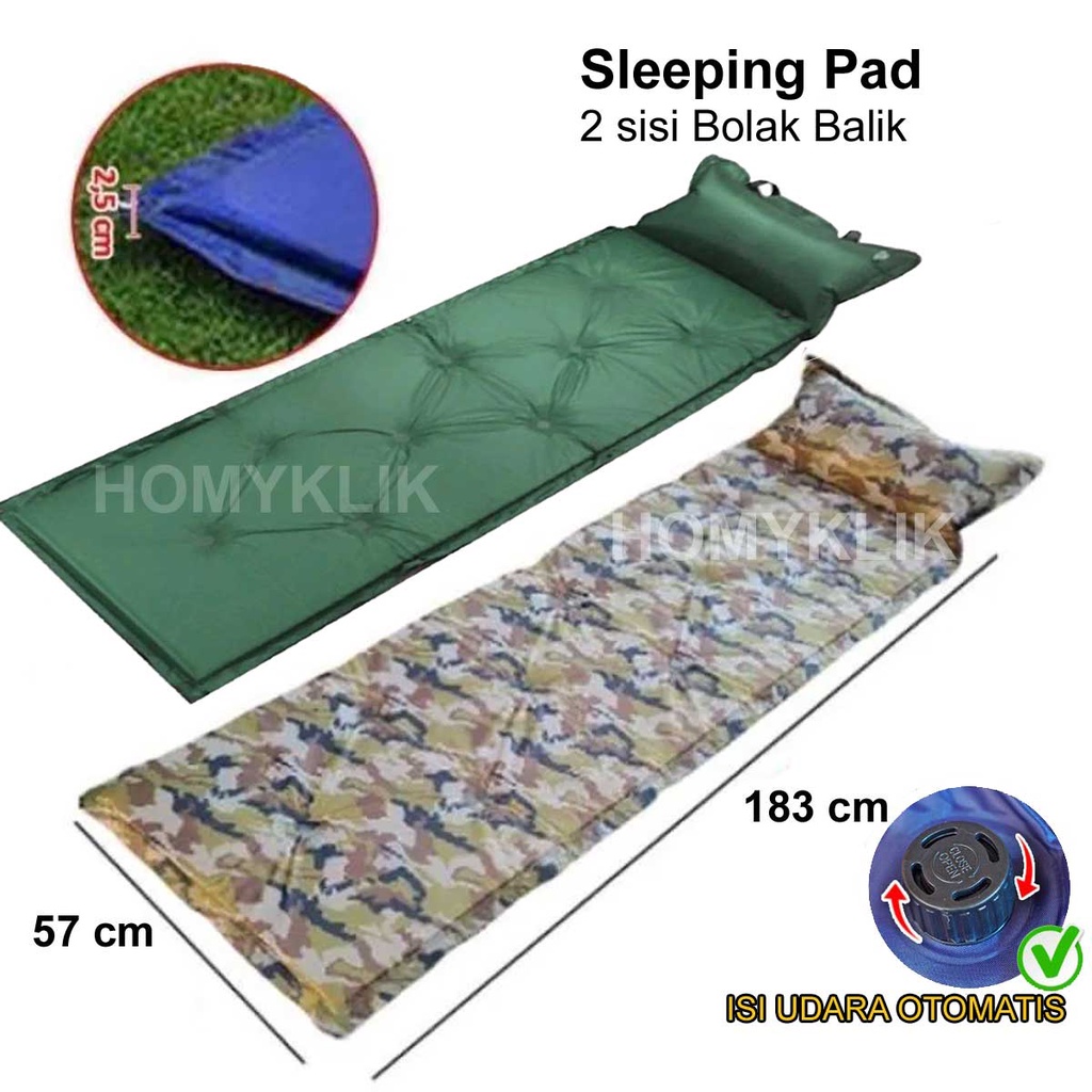 Jual Matras Angin Kasur Tiup Lipat Camping Outdoor Sleeping Pad ...