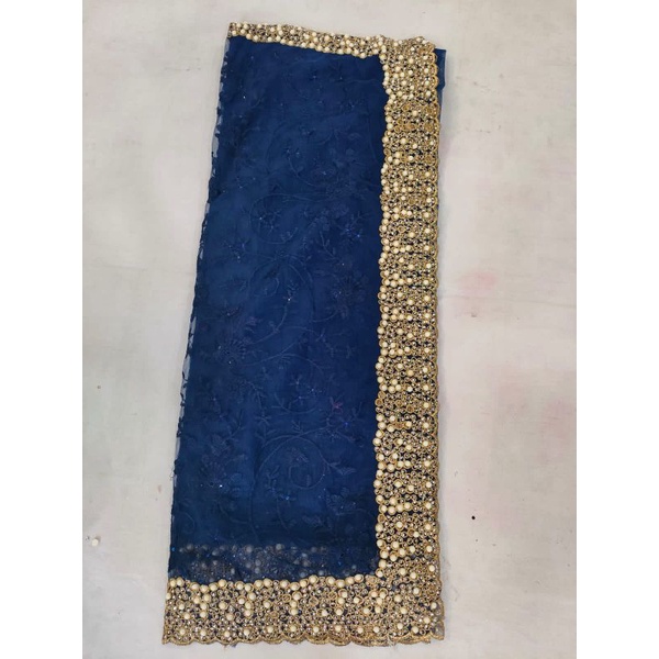 Jual Saree Mutiara Sari India Bollywood Bahan Kain 6 Meter | Shopee ...