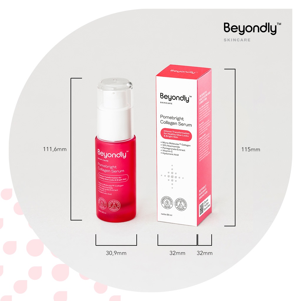 Jual Beyondly POMEBRIGHT COLLAGEN SERUM Kulit Cerah Sehat tampak ...