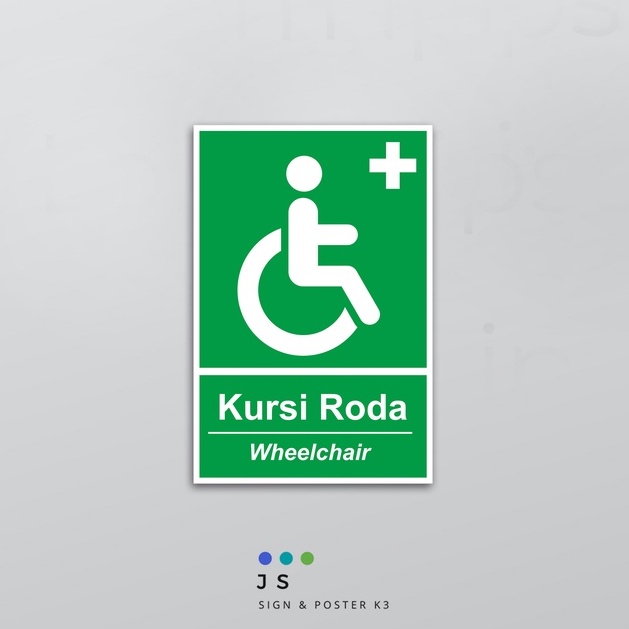 Jual STICKER K3 SAFETYSIGN - KURSI RODA | Shopee Indonesia