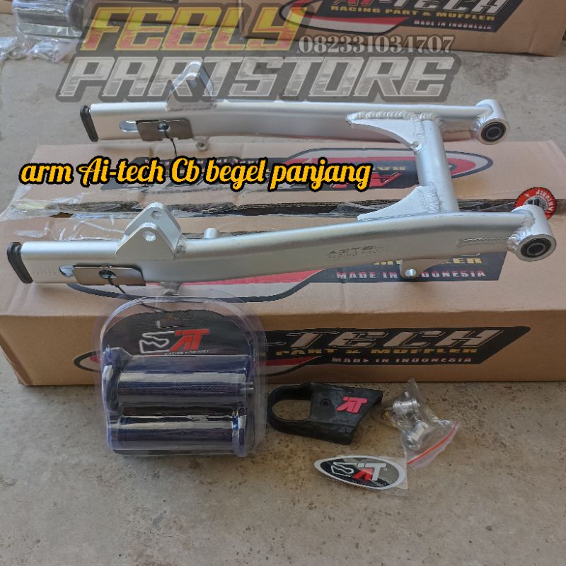 Jual SWING ARM AREM AITECH CB BEGEL PANJANG MODEL KAZE ARM AITECH CB ...
