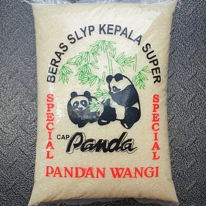 Jual BERAS PANDAN WANGI - CAP PANDA - KEMASAN 5KG - 5 LITER | Shopee ...