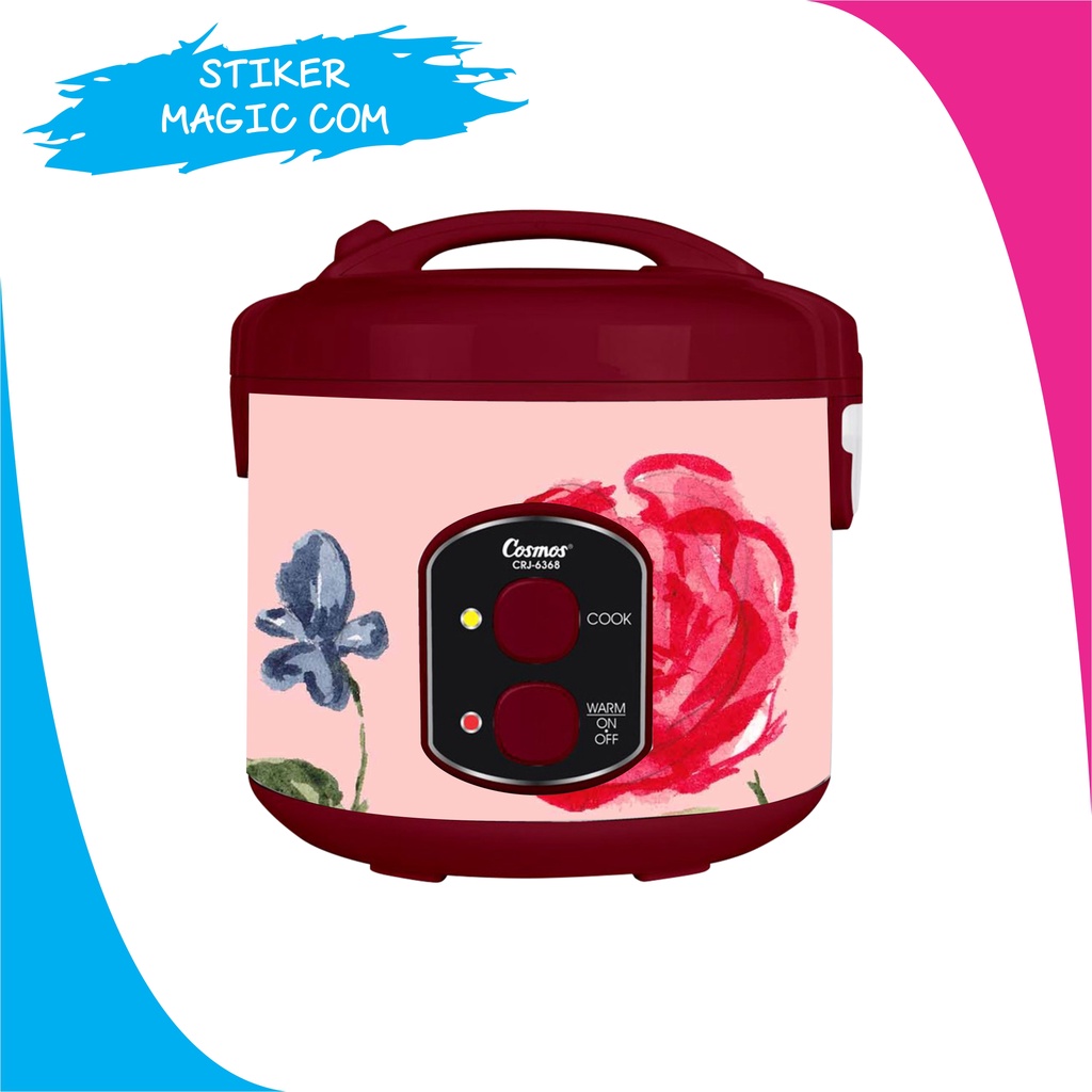 Jual Stiker MAGIC COM / Rice Cooker Motif BUNGA | Shopee Indonesia