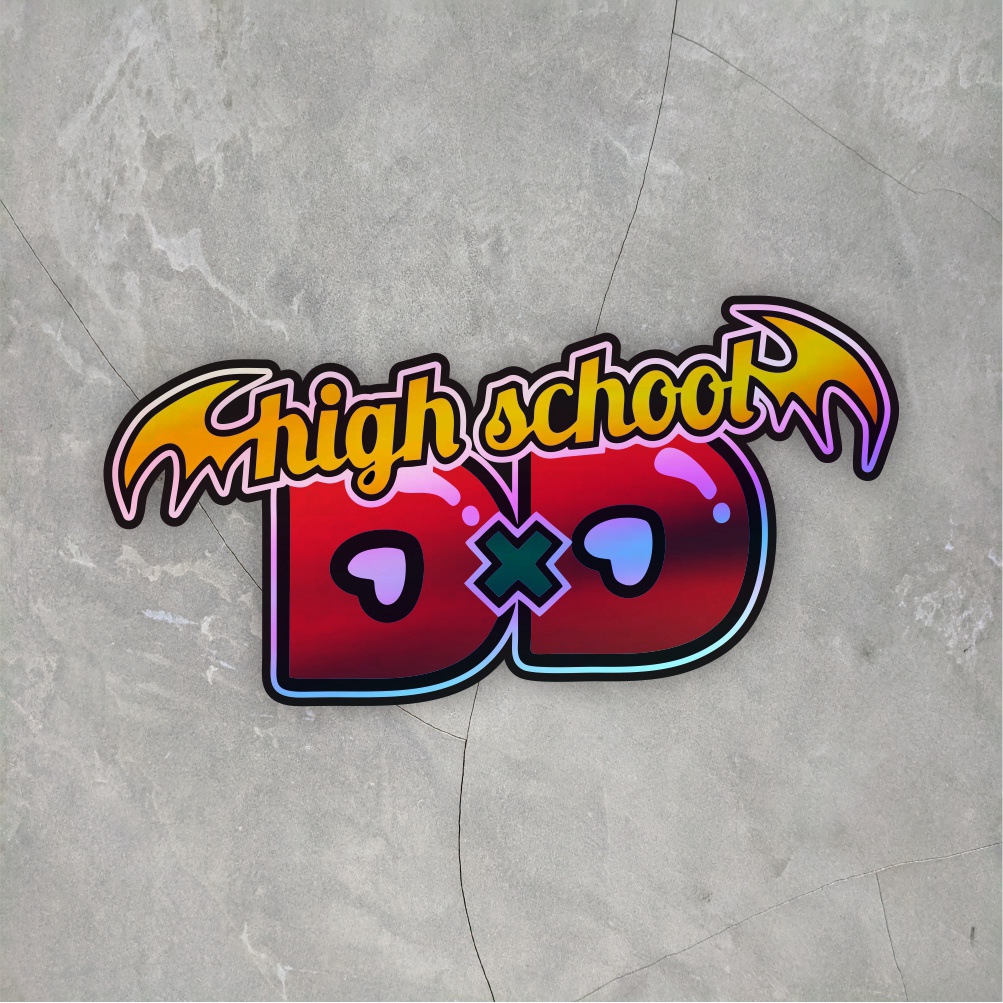 Jual Sticker Anime High School DXD Hologram Sticker case hp & laptop ...