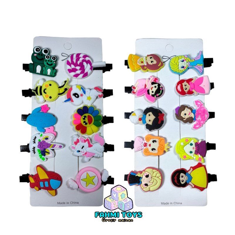 Jual 30 pcs JEPIT RAMBUT KARAKTER jepit lucu | Shopee Indonesia