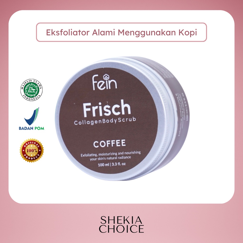 Jual Fein Frisch Collagen Body Scrub - Coffee 100ml (100% ORIGINAL & BPOM) | Shopee Indonesia